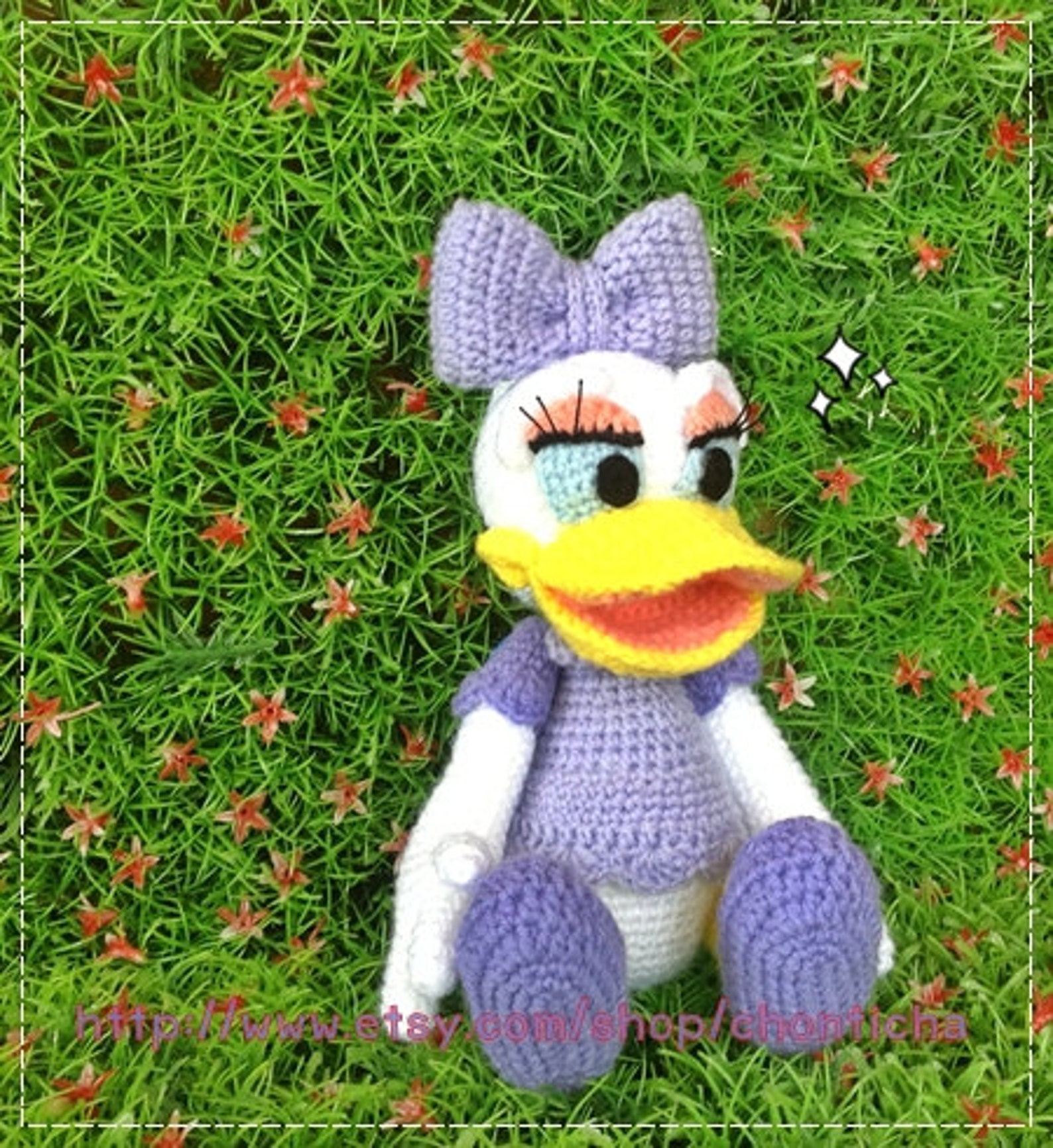 Donal duck and Daisy duck 8.5 inches PDF amigurumi crochet | Etsy