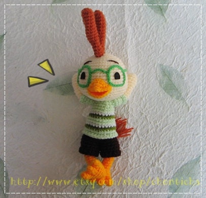 Chicken little 9 inches PDF crochet pattern | Etsy