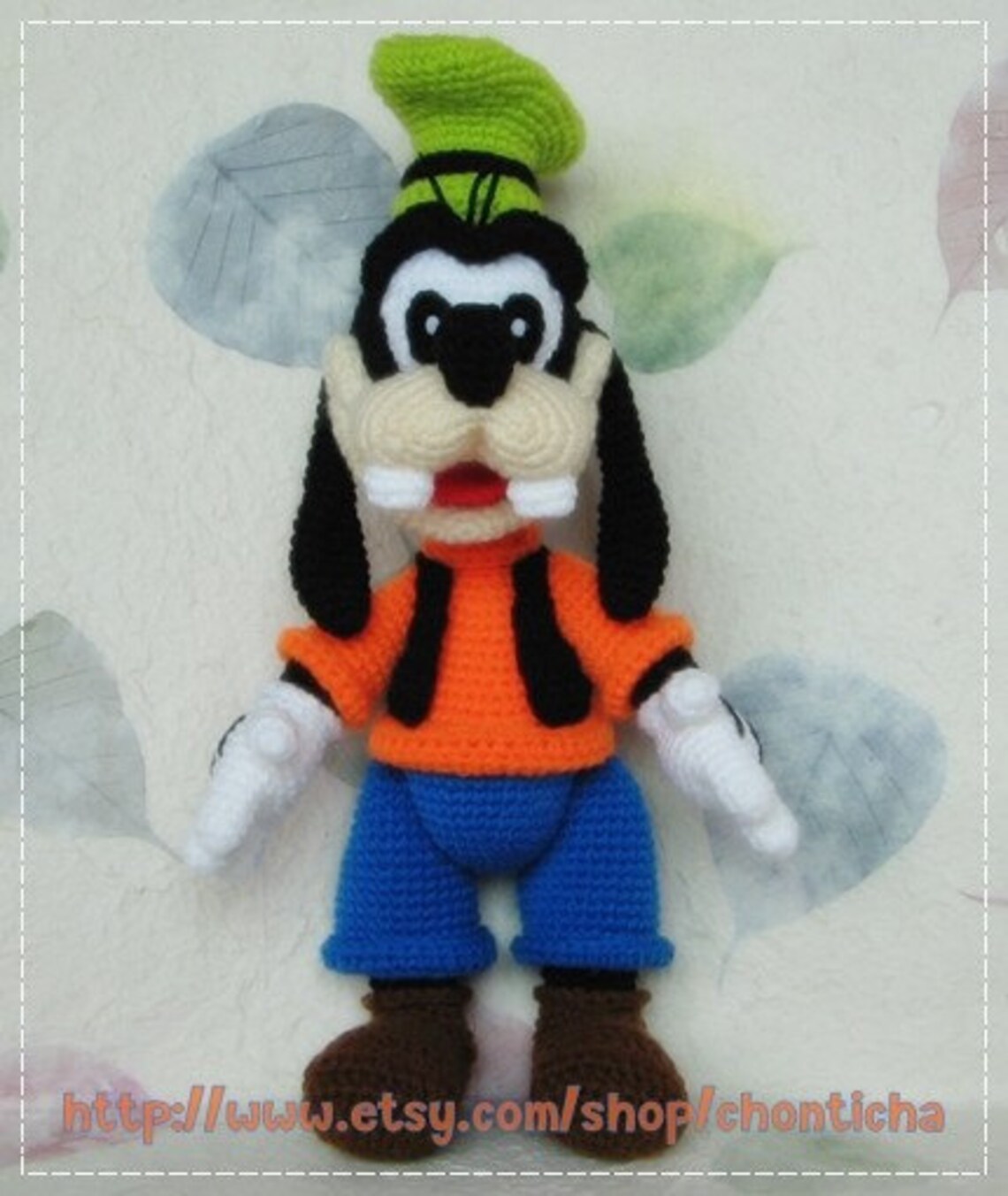 Goofy 12 inches PDF amigurumi crochet pattern | Etsy
