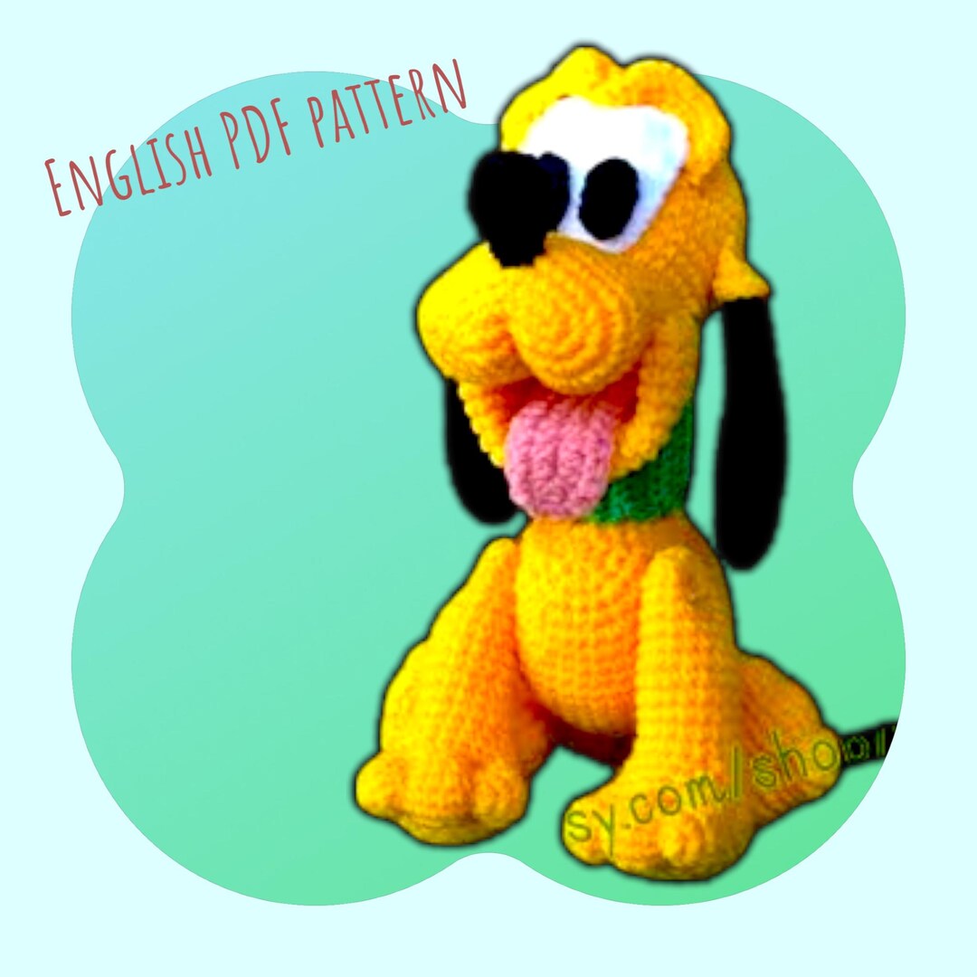 Pluto Dog Crochet Pattern: 8-inch Amigurumi (PDF Download) - Etsy