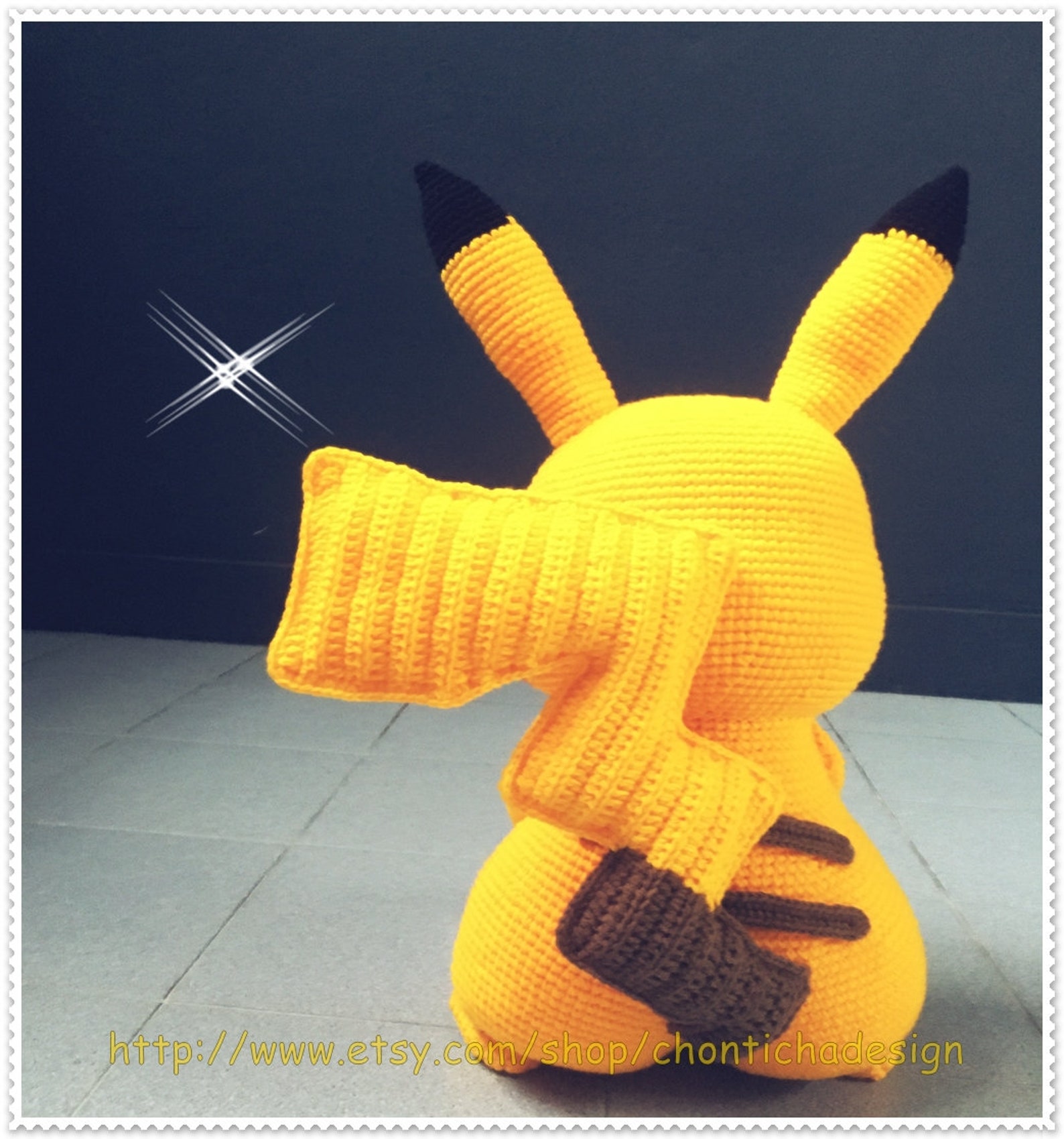 Pikachu 22 Inches PDF Amigurumi Crochet Pattern - Etsy UK