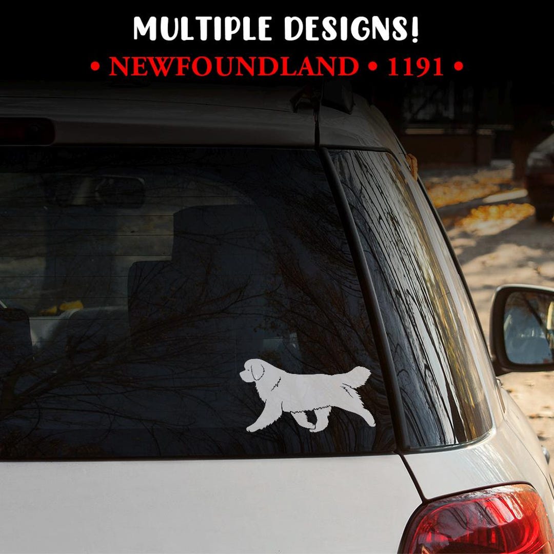 Newfoundland Sticker - MULTIPLE DESIGNS! | Dog Decal | Home Decor ...