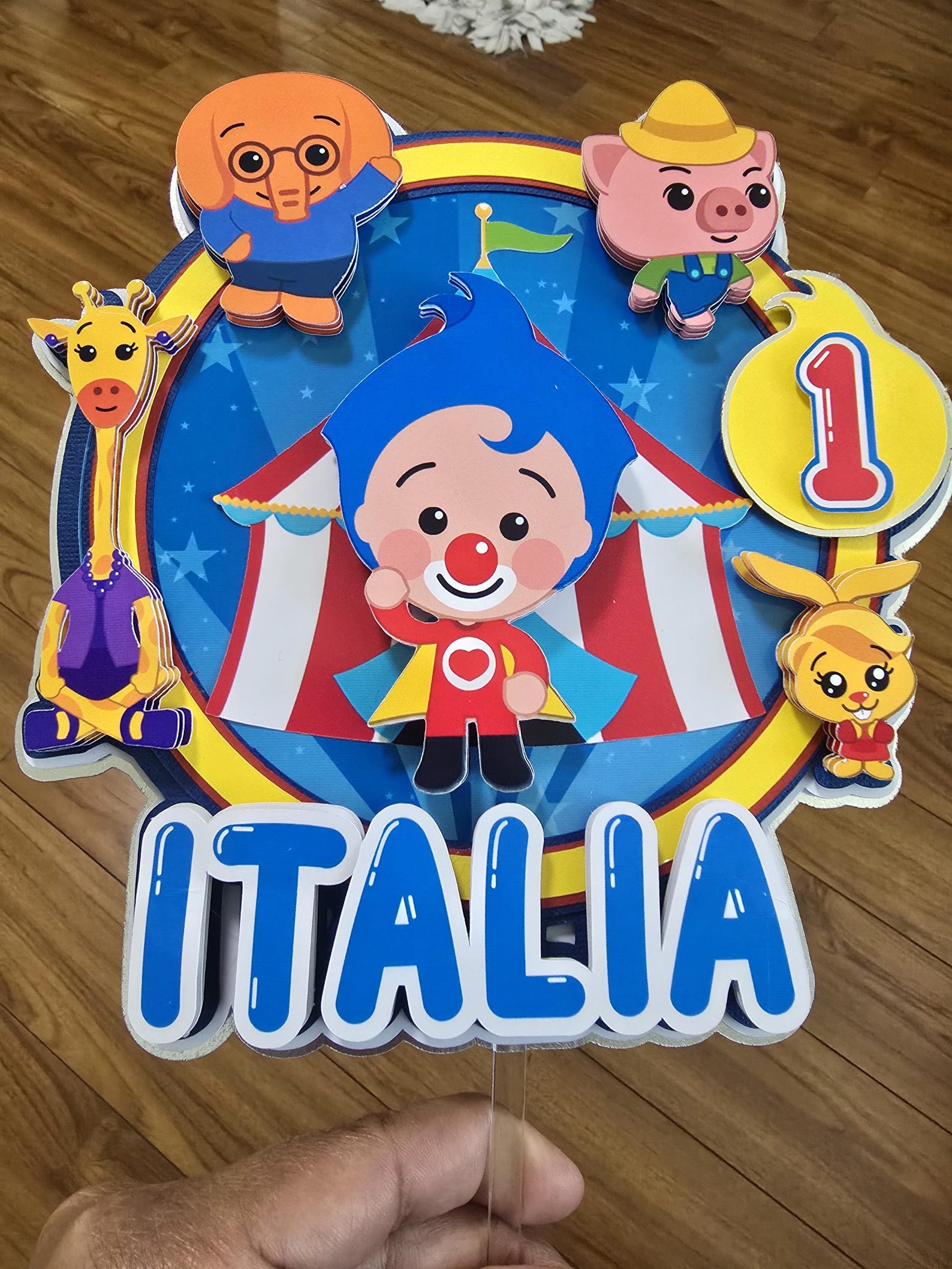 Plim Plim Party, Plim Plim Cake Topper, Plim Plim Birthday, Plim Plim ...