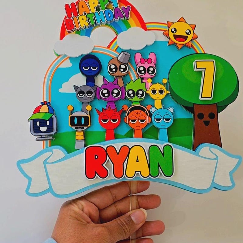 Sprunki Paper Craft - Etsy