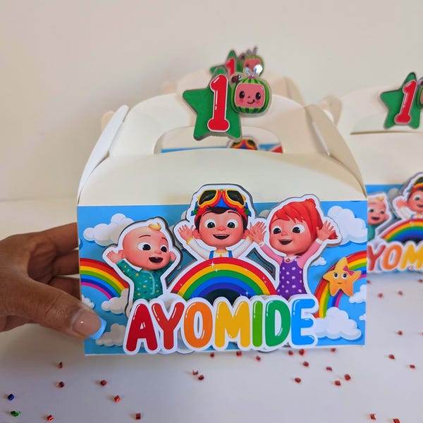 Cocomelon Candy Boxes - Etsy
