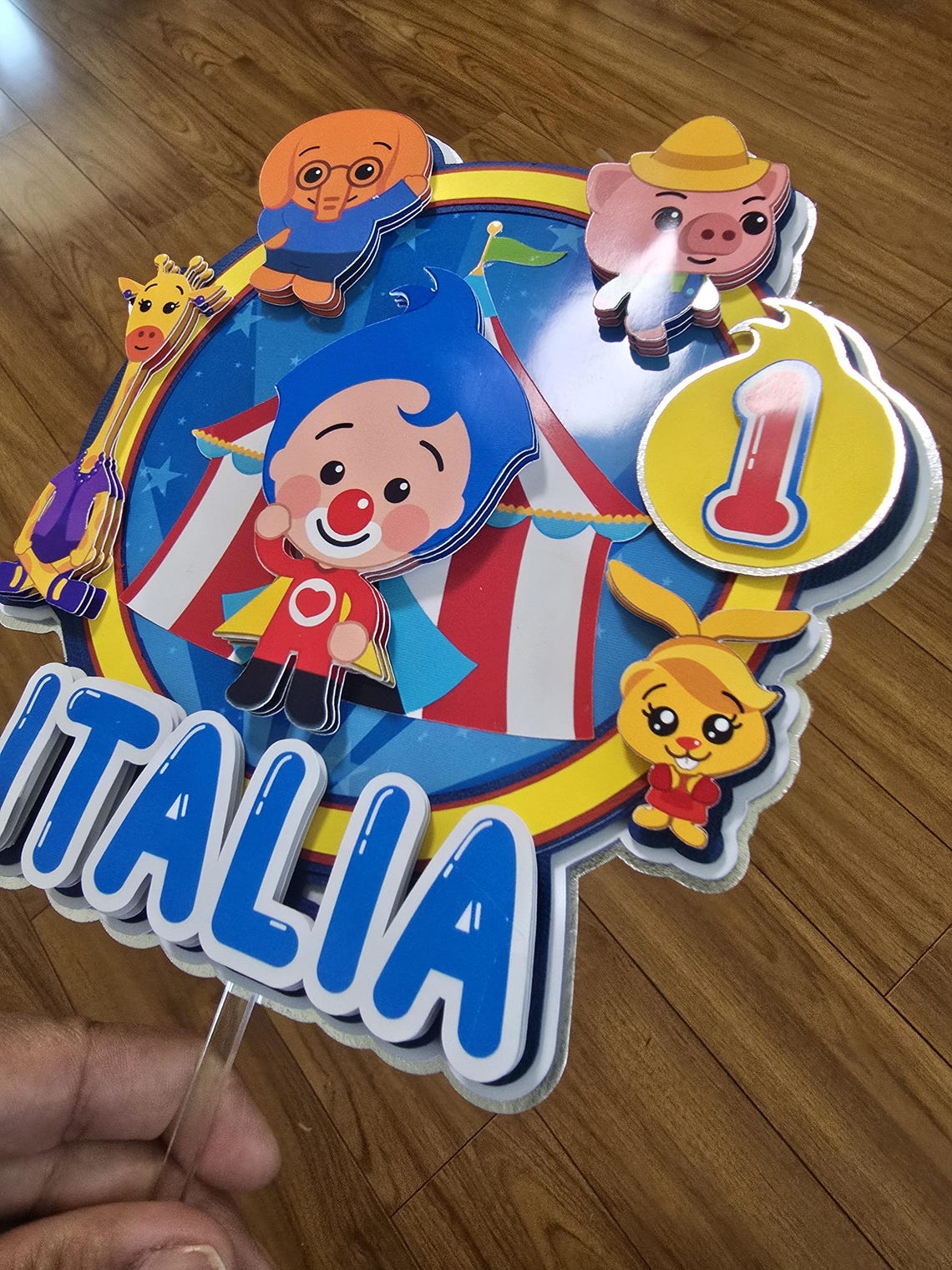 Plim Plim Party, Plim Plim Cake Topper, Plim Plim Birthday, Plim Plim ...