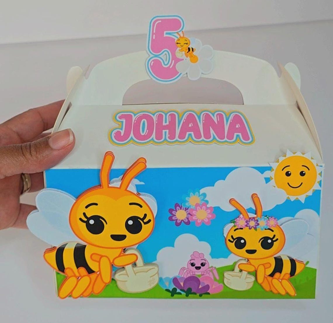 Abejita Plim Plim Favor Boxes, Personalized Family Little Bee Shirt ...