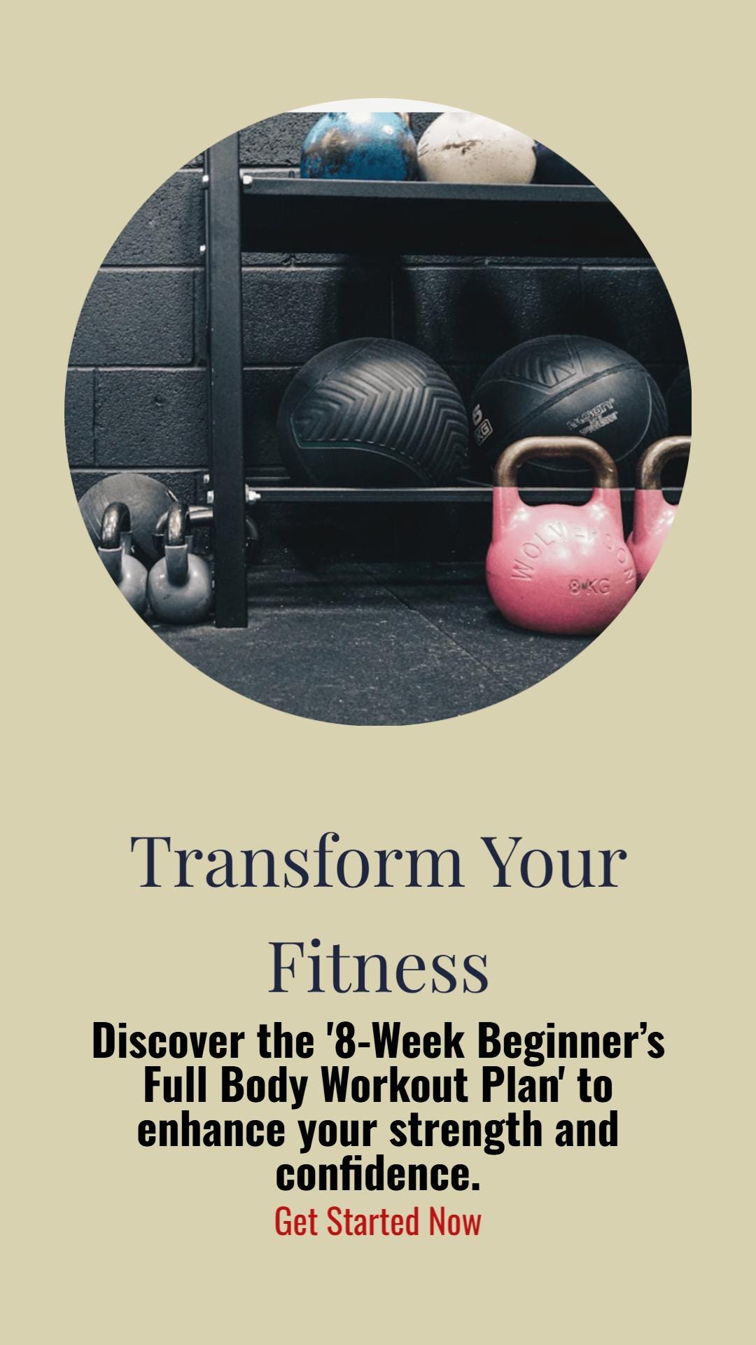 8-week Beginner’s Full Body Workout Plan - Etsy