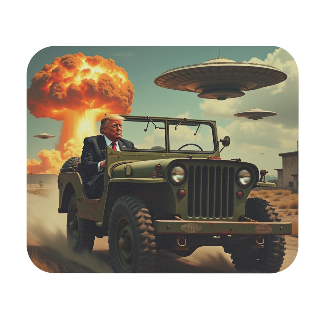 Rectangle Mouse Pad, Donald Trump Saves the World, Political Mouse Mat ...