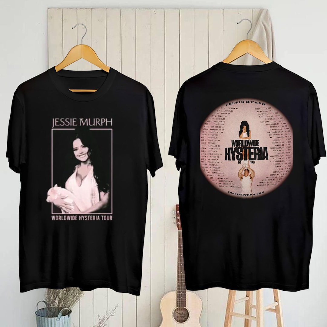 2025 Tour Jessie Murph Worldwide Hysteria T-shirt, Graphic Jessie Murph ...