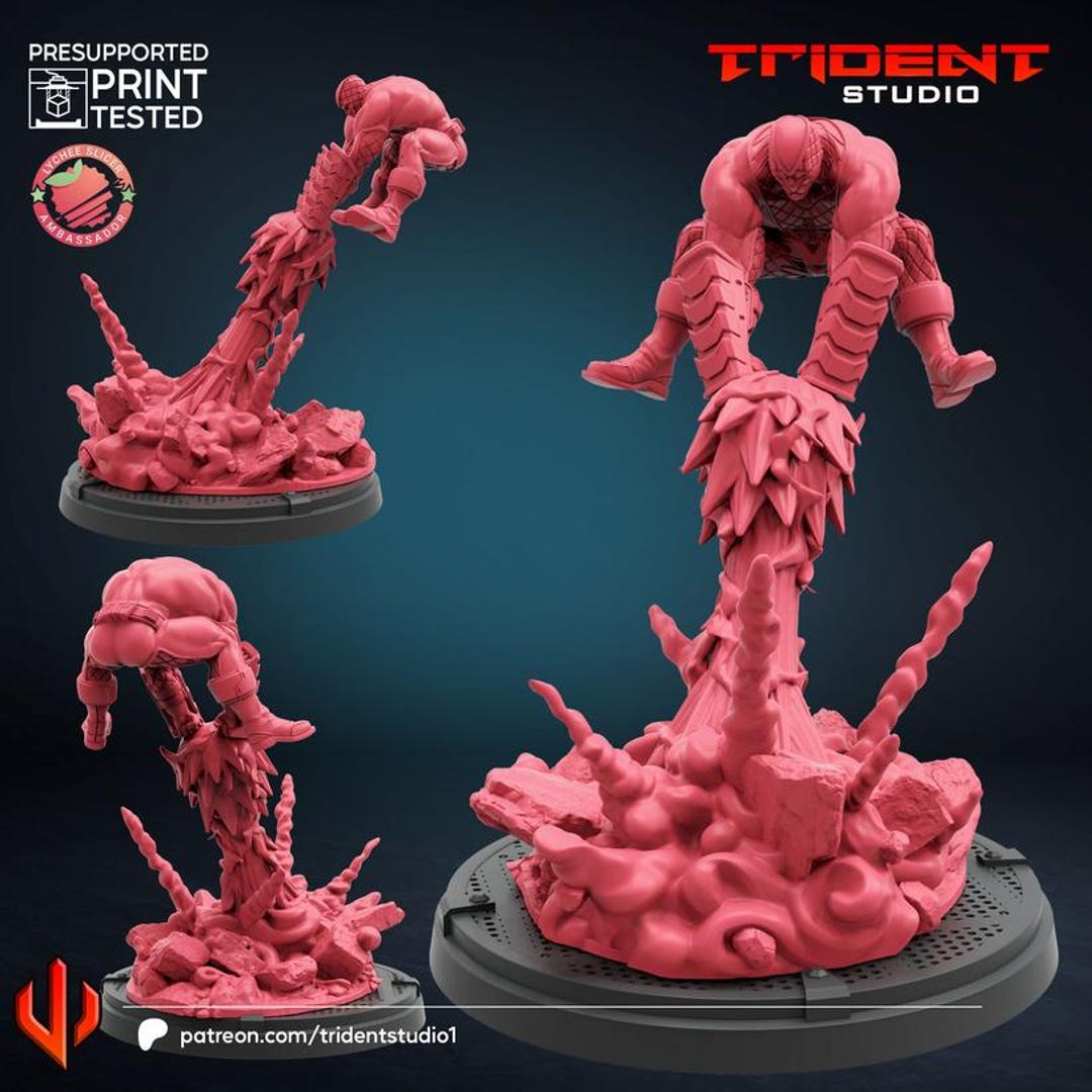 Shocker, Marvel RPG Resin Model Kit, 3D Printed, Highly Detailed, by ...