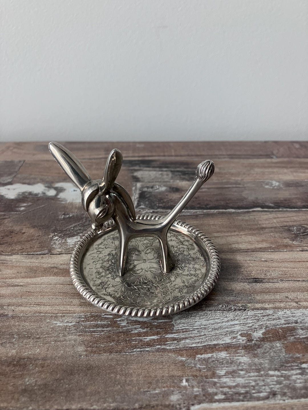 Vintage Seba Silver Plated Donkey Ring Holder/dish - Etsy