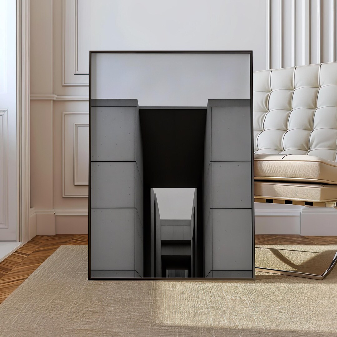 Black and White Architecture Wall Art | Minimalist Inbetween Gap ...
