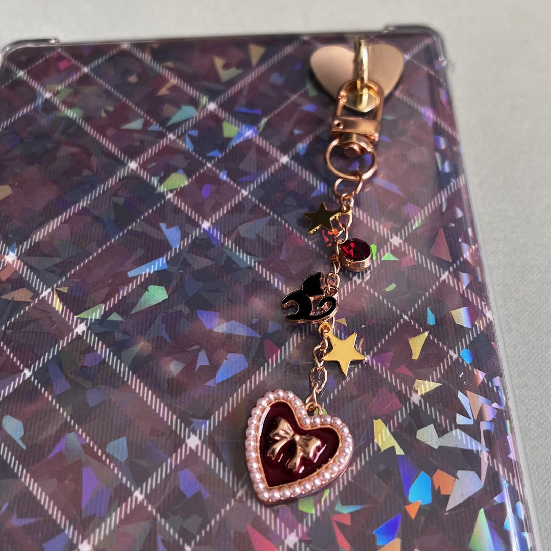Custom E-reader Charm Chain, Bookmark, Dust Plug - Etsy