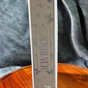 Quicksilver Book Rebind Written by Callie Hart, Ivory and Reflective ...