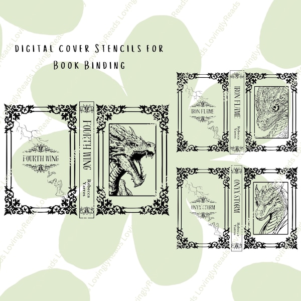 Fourth Wing Book Cover - Etsy