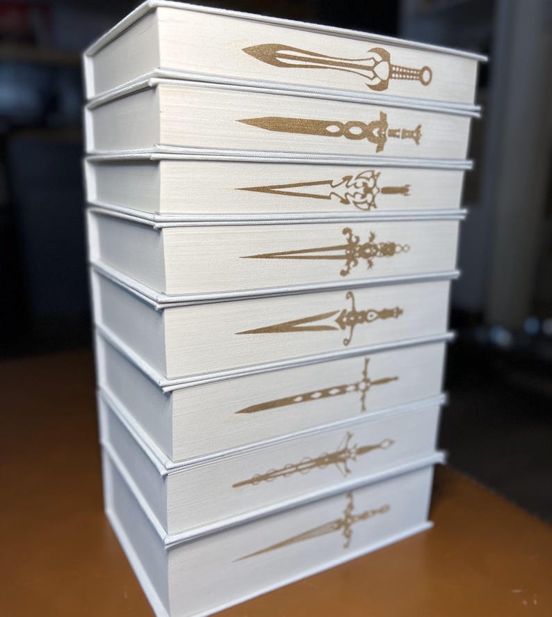 Sword Stencils for Sprayed Edges , Book Edges, Fantasy Swords - Digital ...