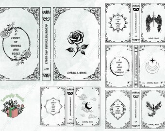Quicksilver Book Cover and Spine Digital Files. SVG/PNG/PDF - Etsy UK