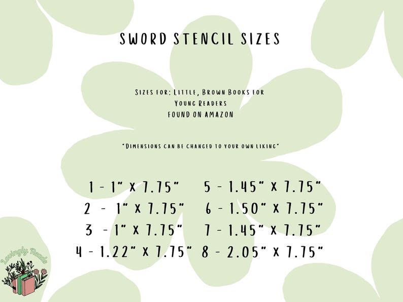 Sword Stencils for Sprayed Edges , Book Edges, Fantasy Swords - Digital ...