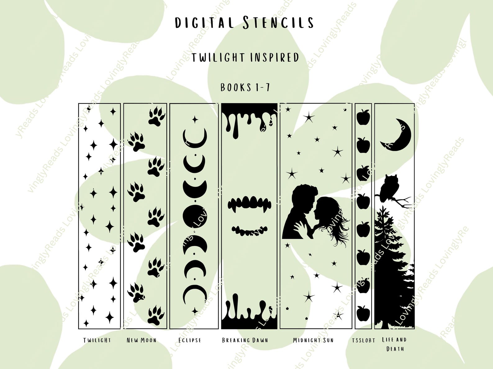 Twilight Sprayed Edges, Twilight Book Edges, Twilight Books 1-7 ...