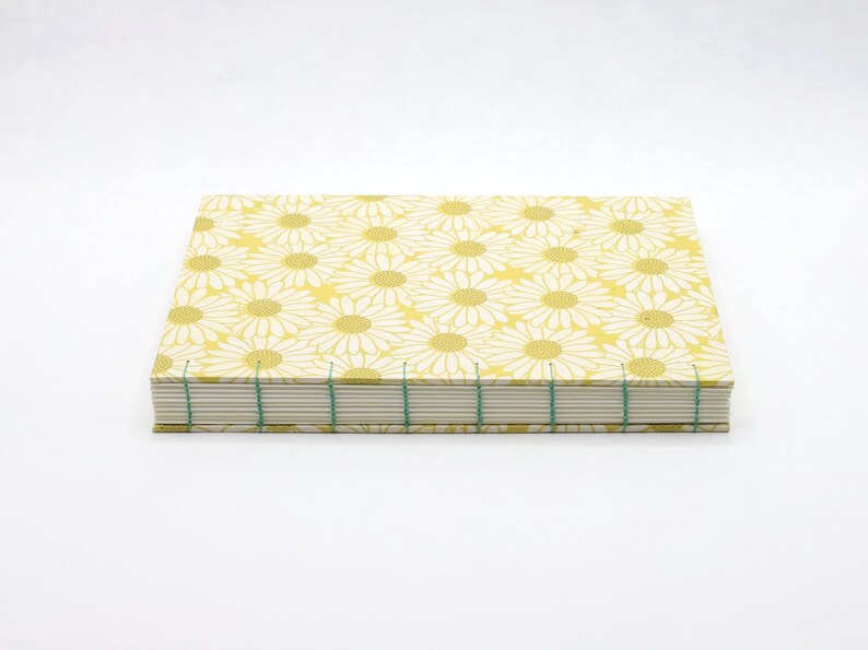 Coptic Stitch Sketchbook: Daisy Pattern, Lay Flat, 7x10 - Etsy