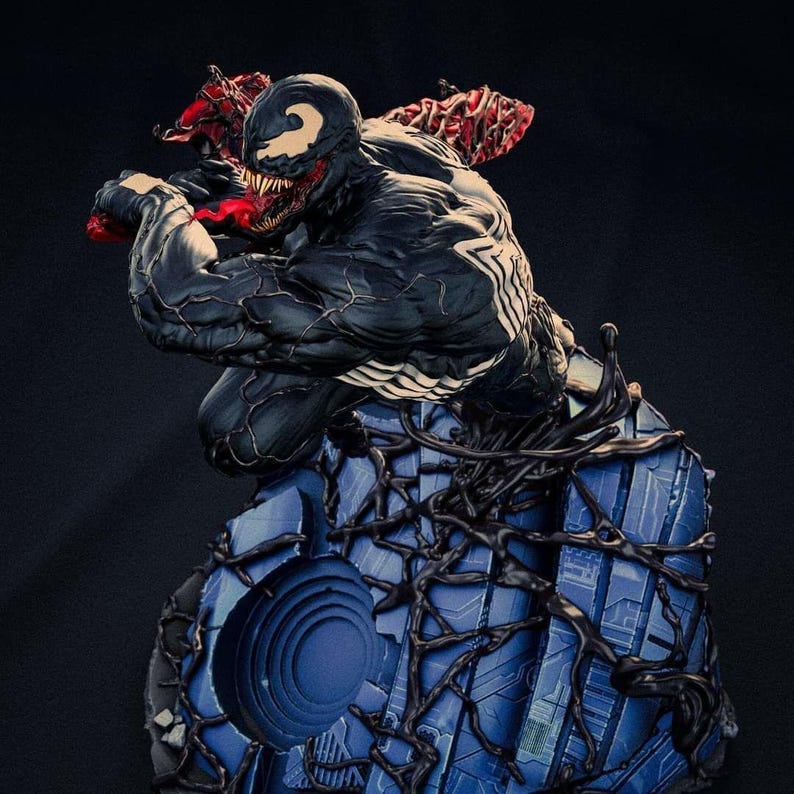 Venom – God of Light — 3D Printed Statue Fan Art | Garage Kit | Model ...