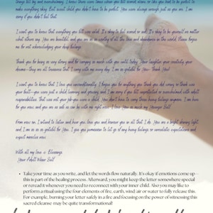 How to Write a Letter to Your Inner Child ~let Go and Let Healing Flow ...