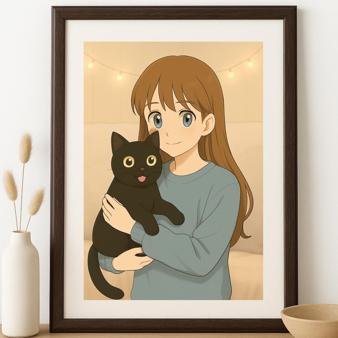 Custom Anime Portrait: Photo to Anime Art, Personalized Digital Gift ...