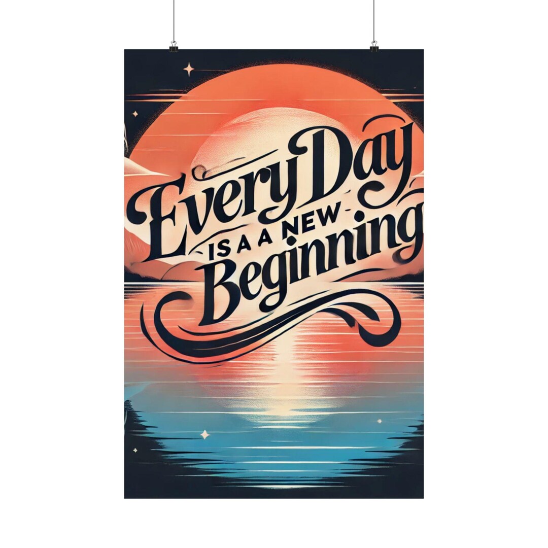Matte Vertical Posters Inspirational Wall Art and Motivational Home ...