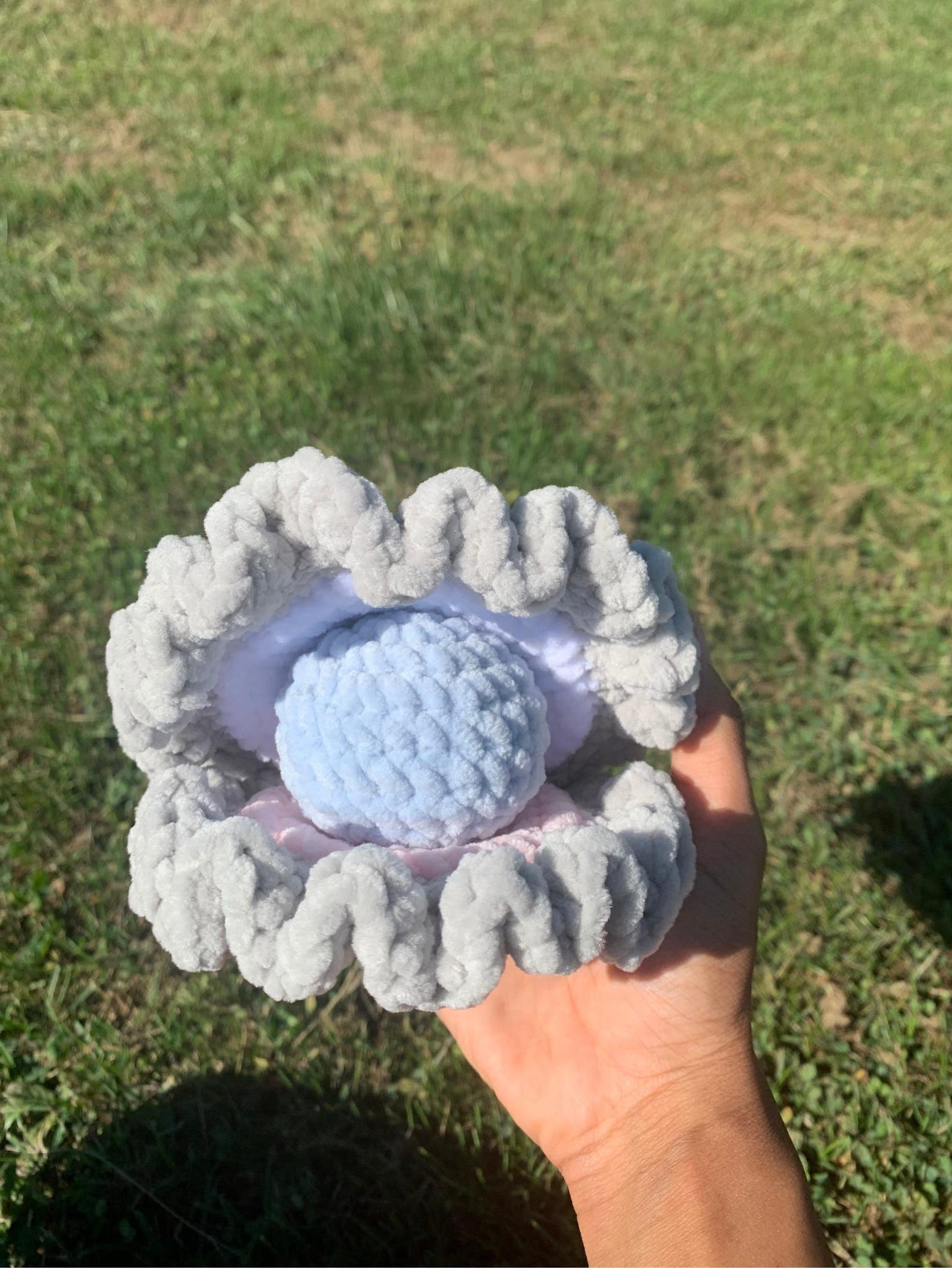 Crochet Clam N Pearl Plushies - Etsy