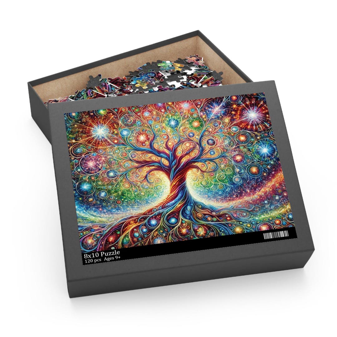 Cosmic Tree of Life Puzzle - 120, 252, 500 Pieces - Etsy
