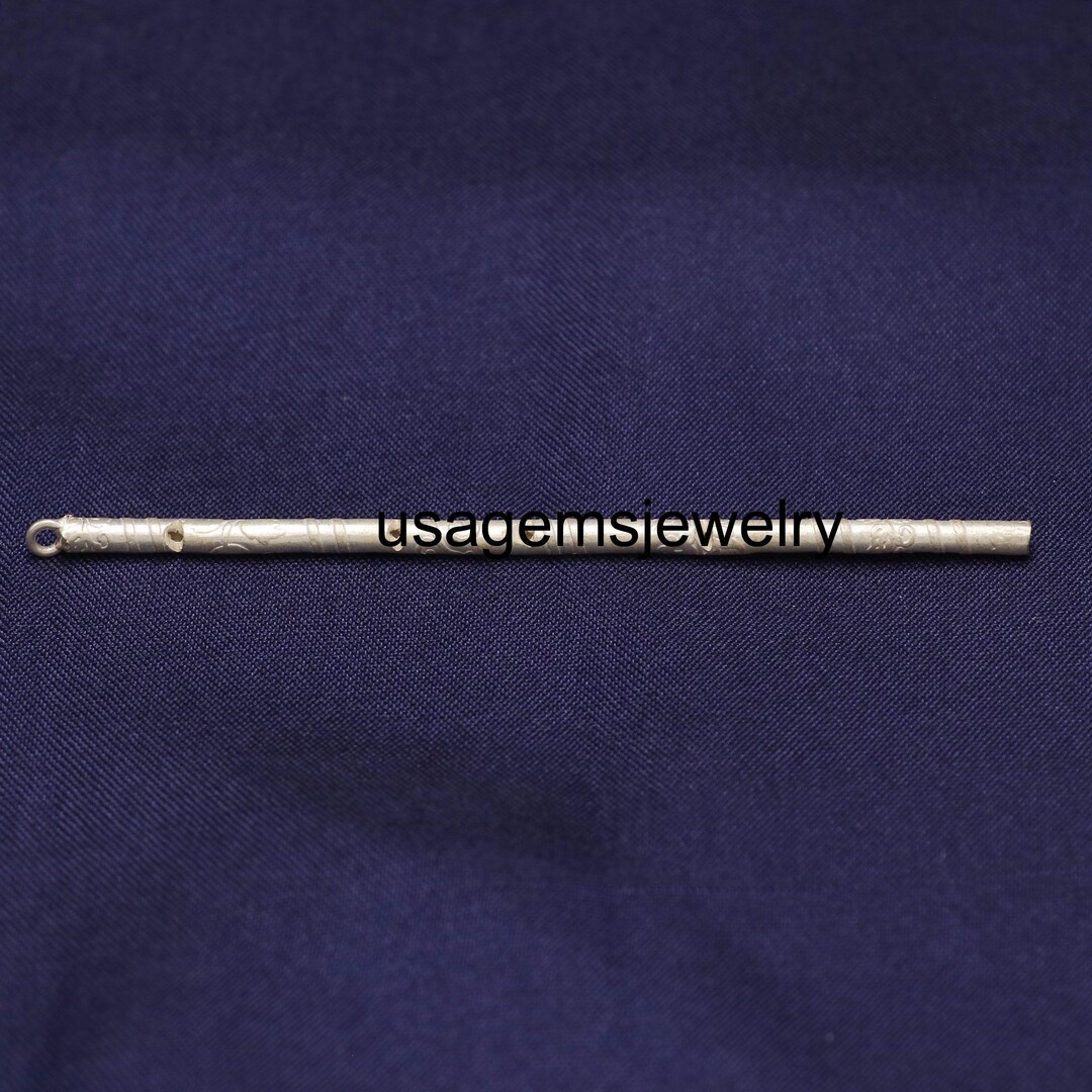 Sterling Silver Peacock Kajal Stick | Hindu Religious Accessory ...