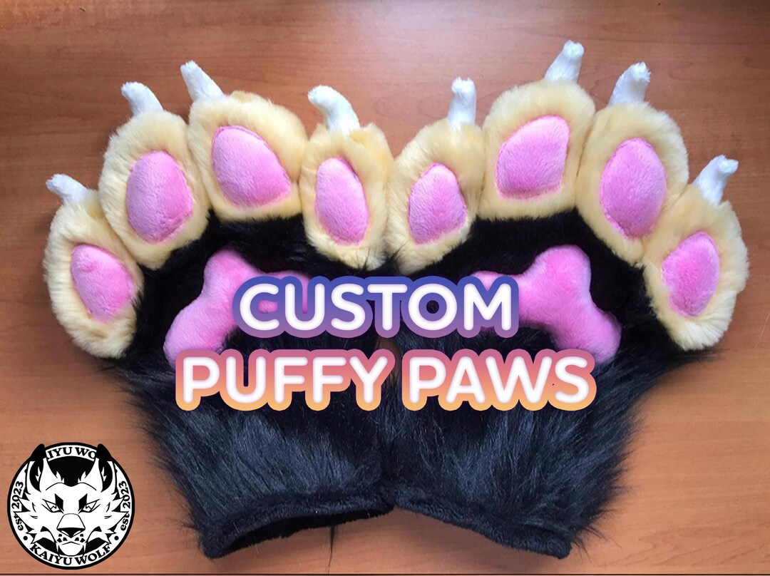 CUSTOM Fursuit Puffy Paws - Furry Paws Commission (READ DESCRIPTION) - Etsy