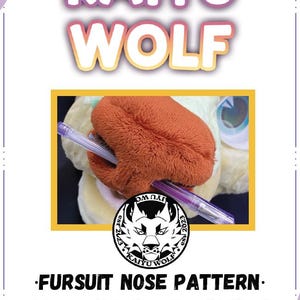 Pickable Canine Fursuit Nose Pattern + TUTORIAL | PDF Download - Etsy