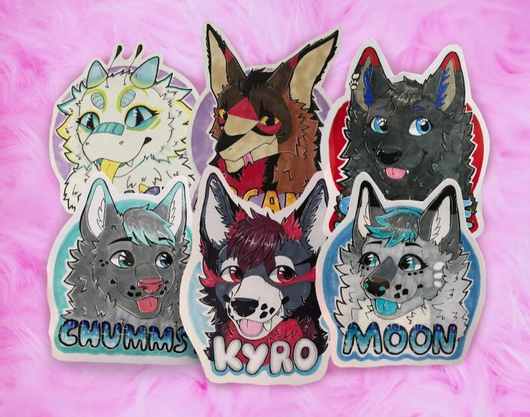Custom Fursuit Badges - Etsy