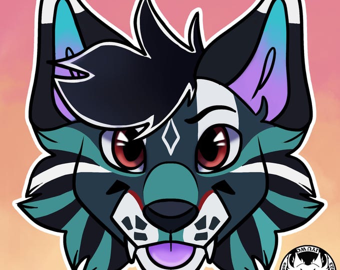 Custom Furry Fursona Commission Headshot or Shoulders up Drawing - Etsy