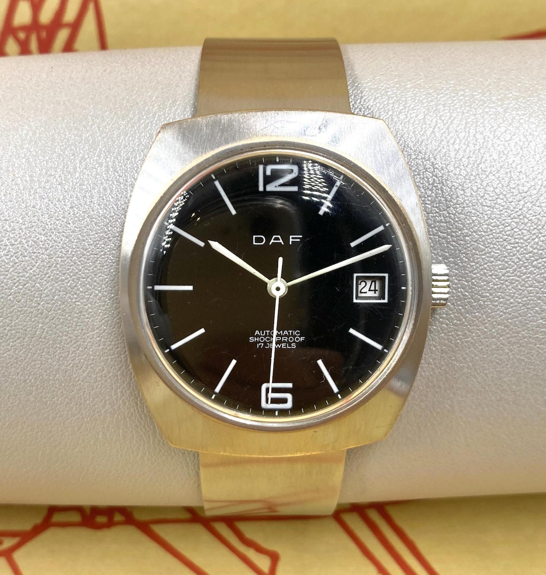 VINTAGE Late 70's DAF Date AUTOMATIC Watch - Etsy