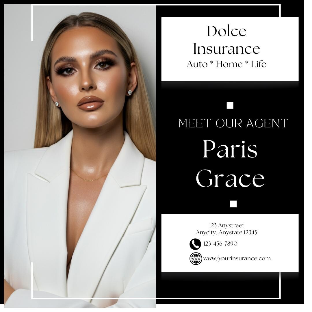 Insurance Agent Flyer Template | Editable and Printable Design | Auto ...