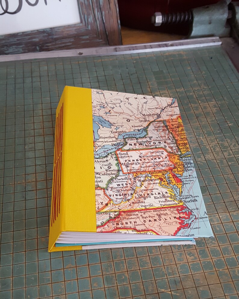 US Map Postcard Album Roadtrip Honeymoon Album United States | Etsy