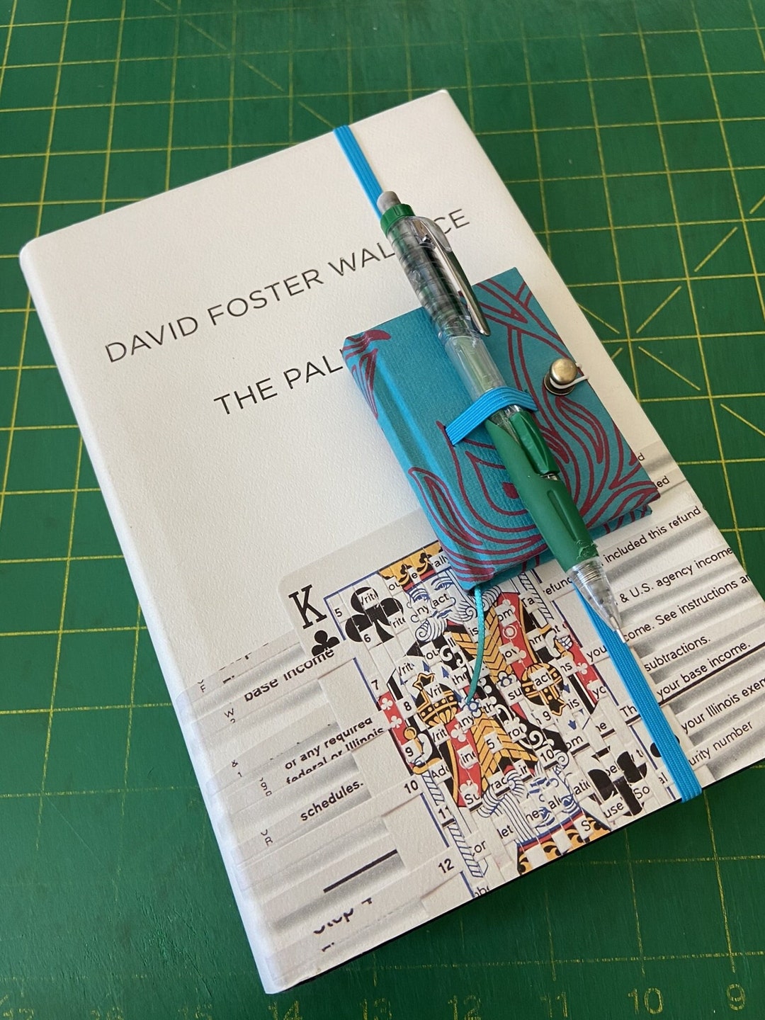 Mini Book Club Notebook: Handmade Reading Bookmark With Pen Holder ...