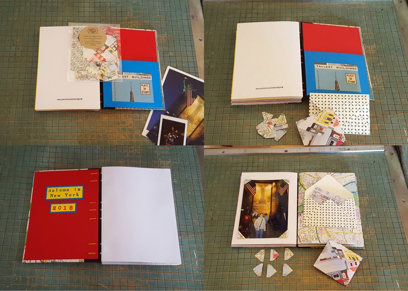 New York City Subway Map Travel Scrapbook Honeymoon or - Etsy