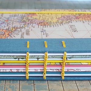 World Map Travel Scrapbook Honeymoon or Wedding Journal | Etsy