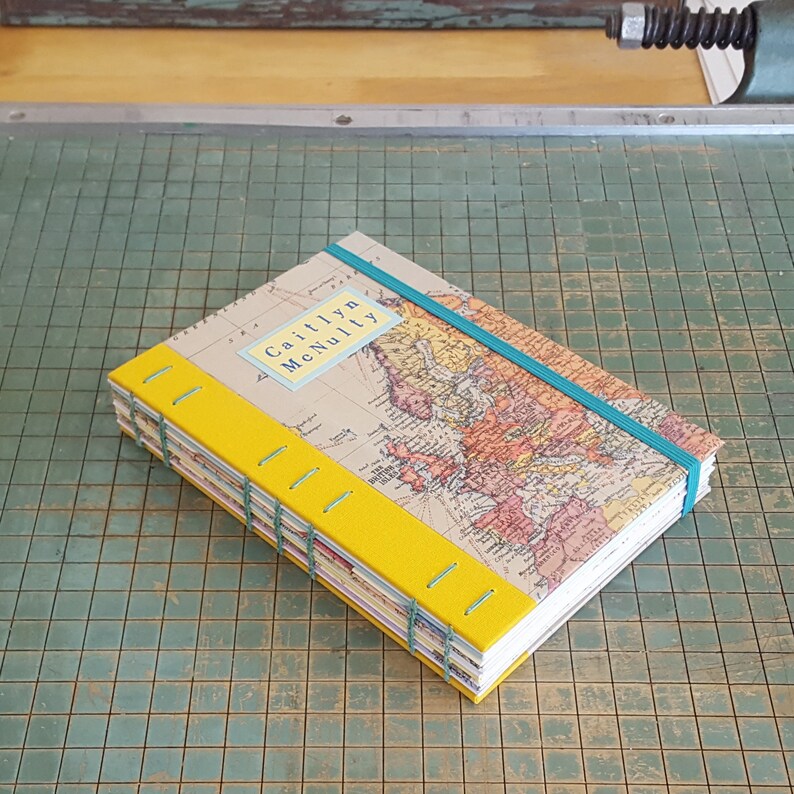 World Map Travel Scrapbook Honeymoon or Wedding Journal | Etsy