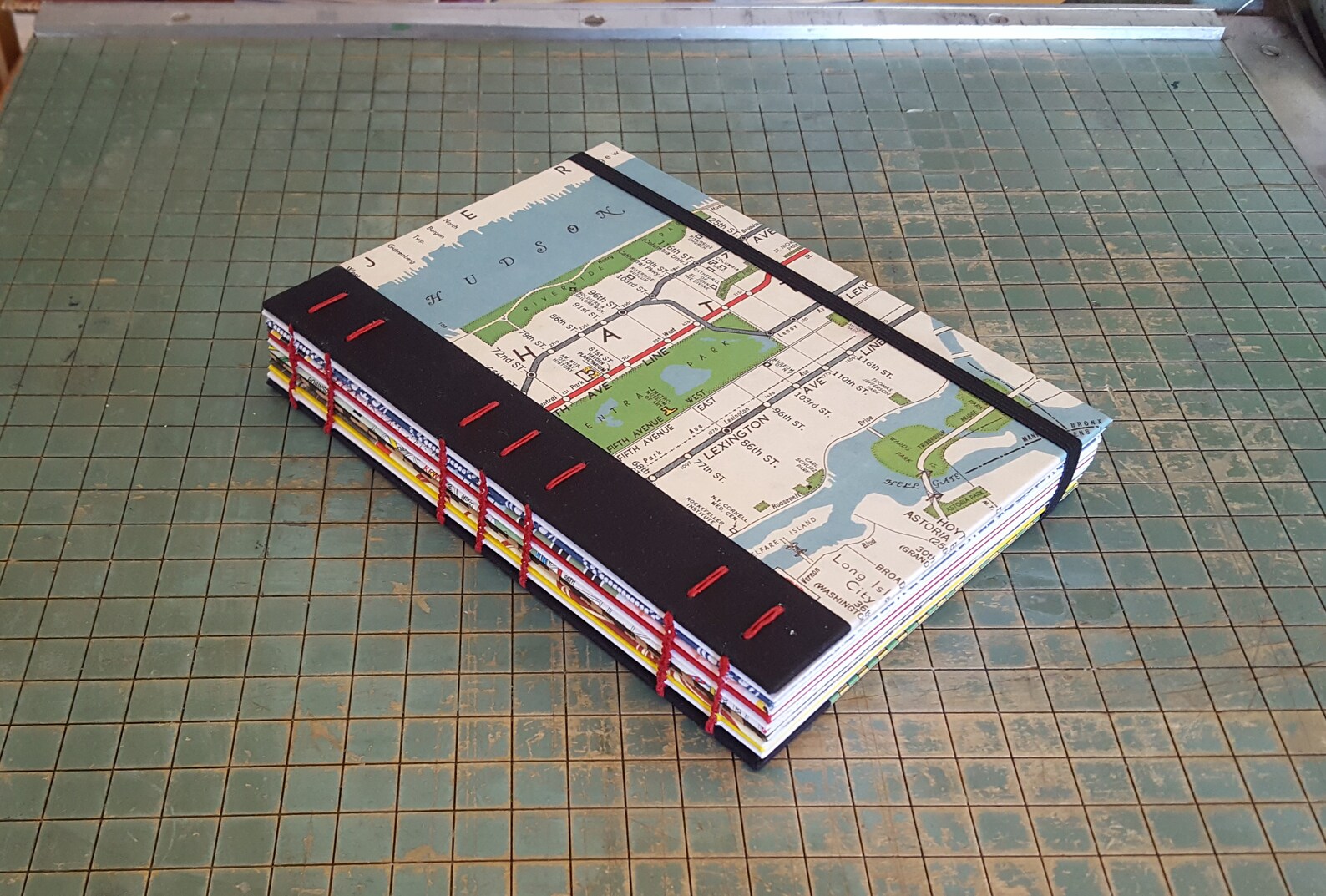 New York City Subway Map Travel Scrapbook Honeymoon or - Etsy