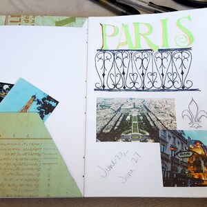 France Travel Scrapbook, Honeymoon or Wedding Journal, Senior Trip ...