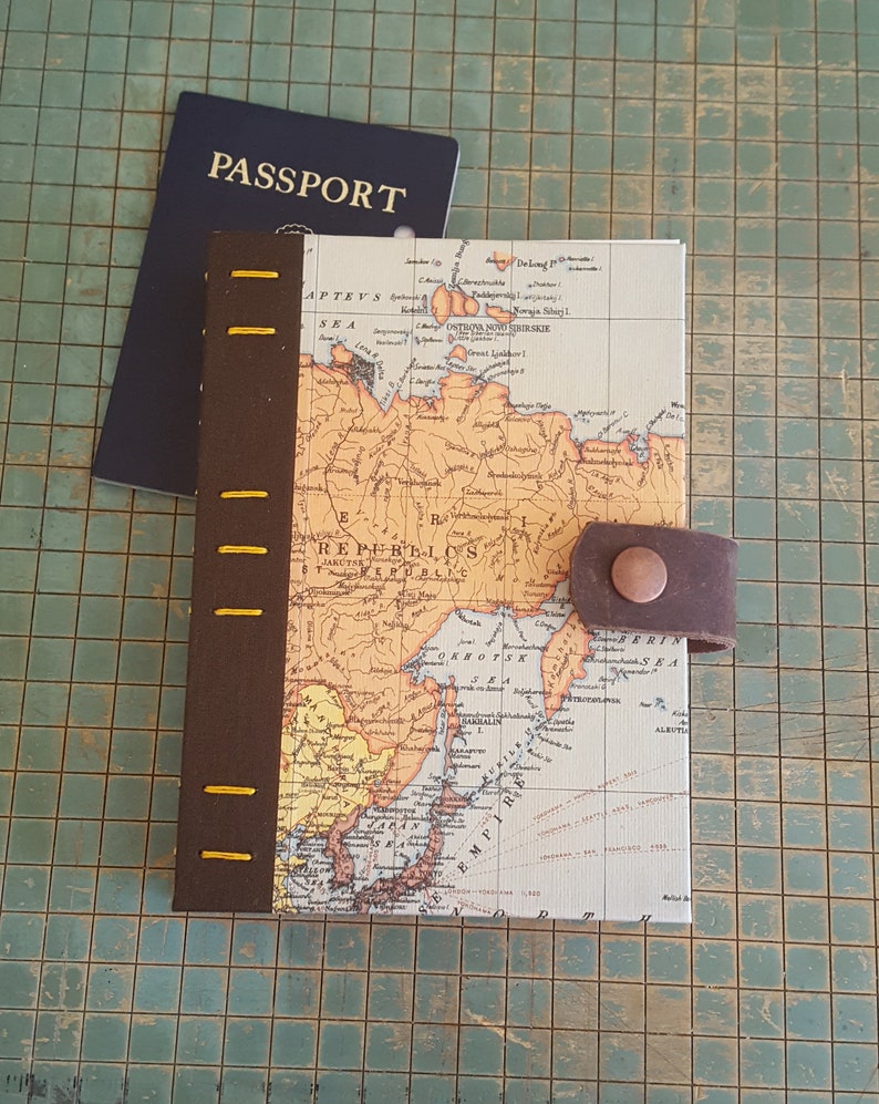World Map Travel Scrapbook Honeymoon or Wedding Journal | Etsy
