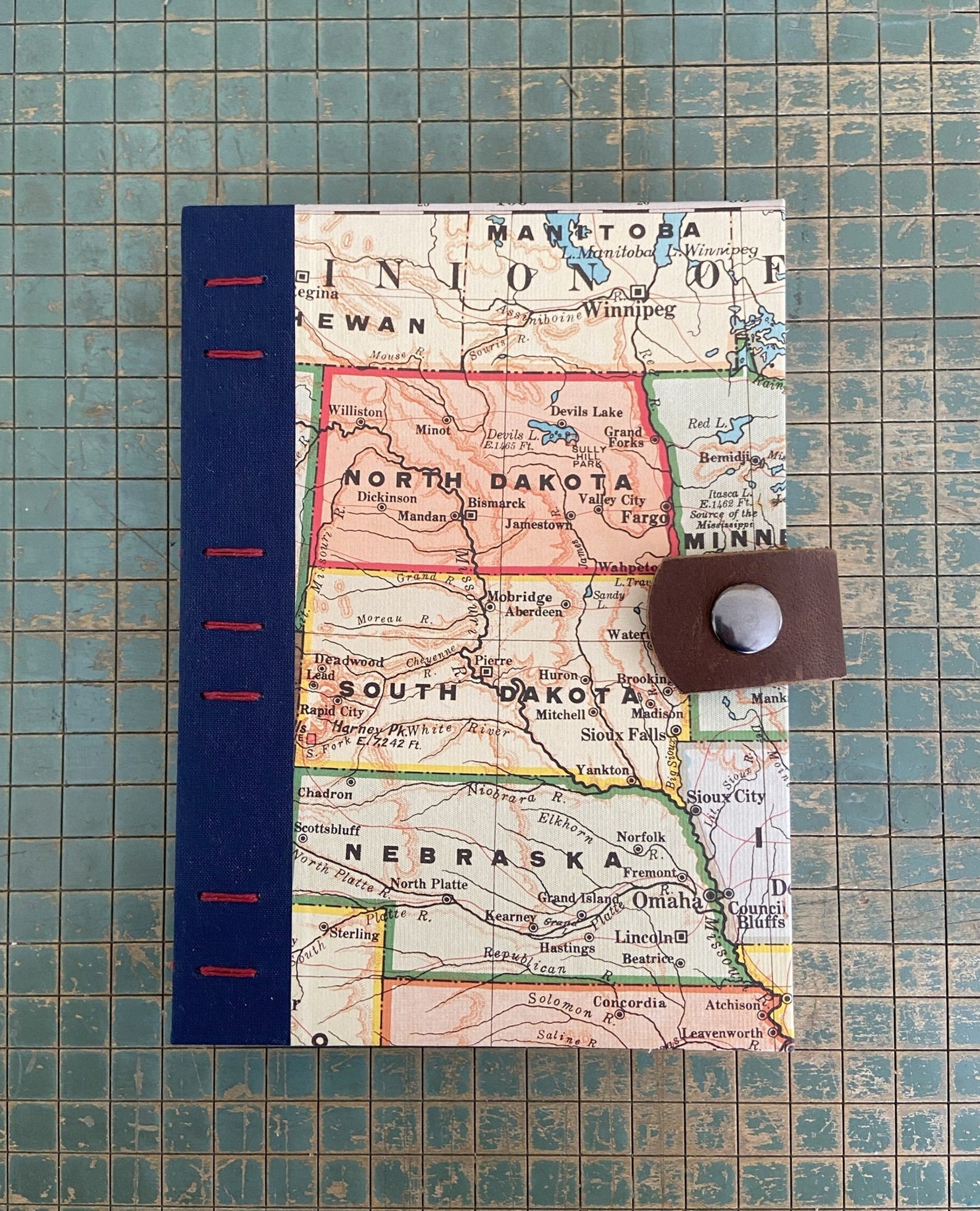USA Map Travel Scrapbook Honeymoon Wedding Journal Senior - Etsy