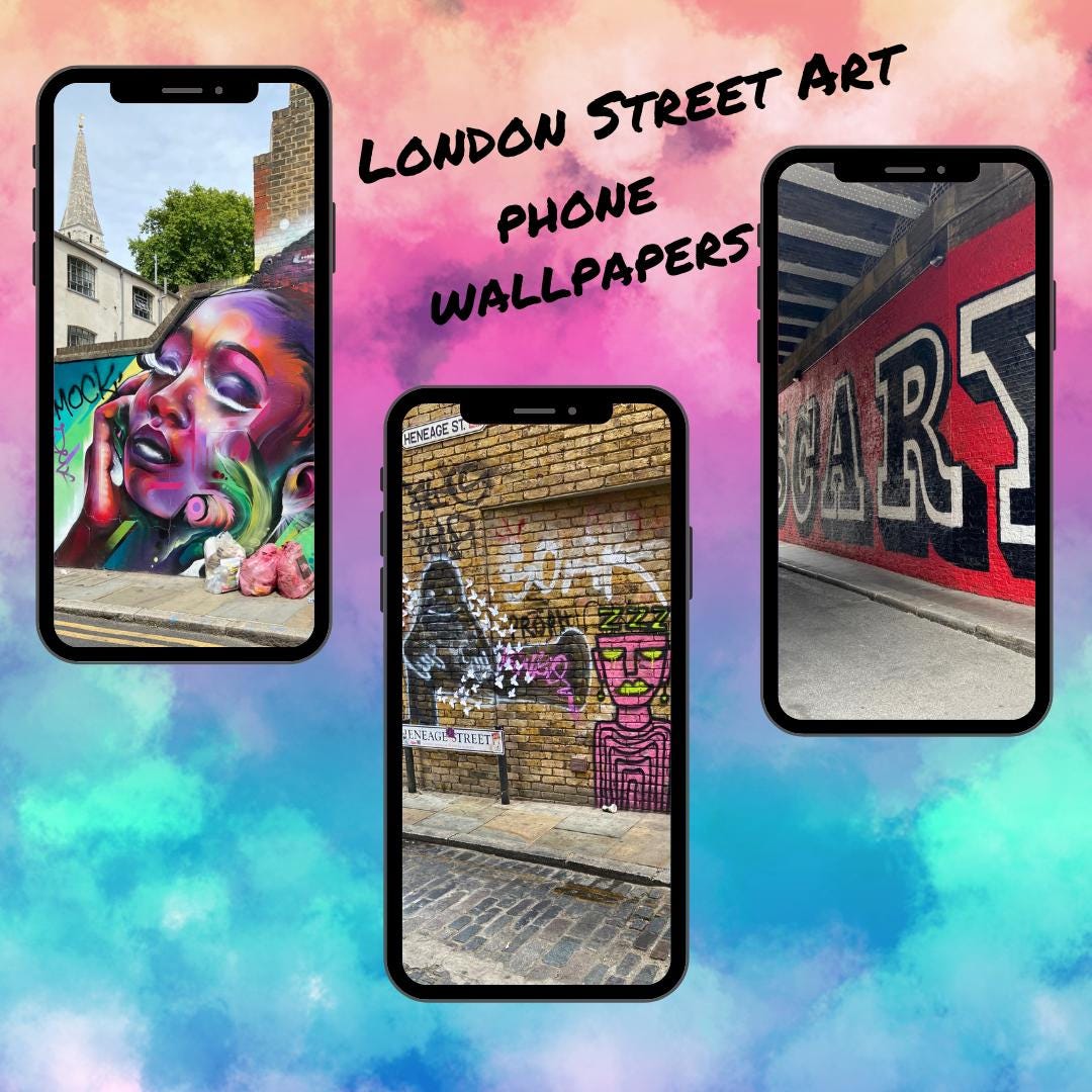 London Street Art Phone Wallpaper, Lock Screen Photos of Shoreditch ...