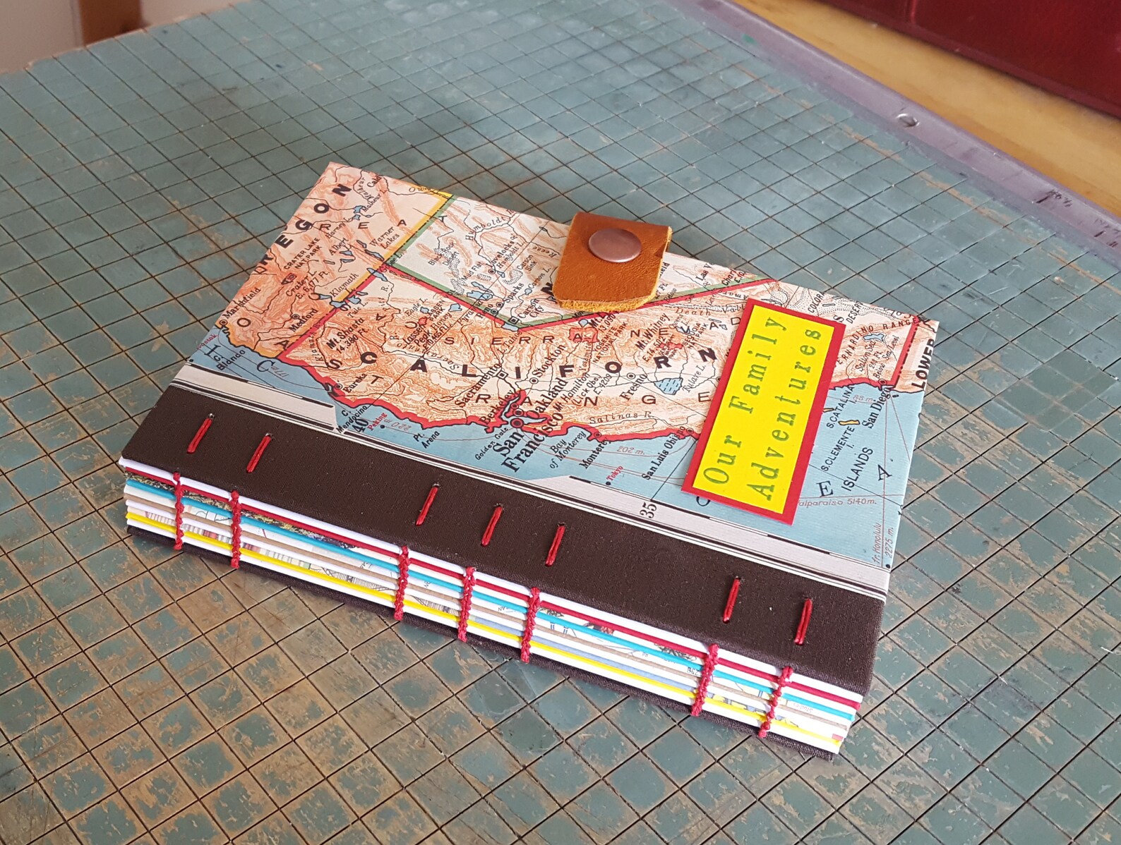 USA Map Travel Scrapbook Honeymoon Wedding Journal Senior | Etsy