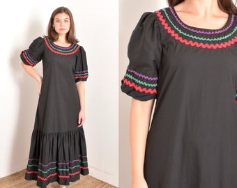 Rickrack Trim Dress - Etsy